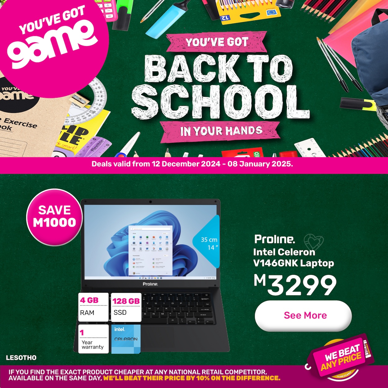 Game Lesotho | About Game & Promises